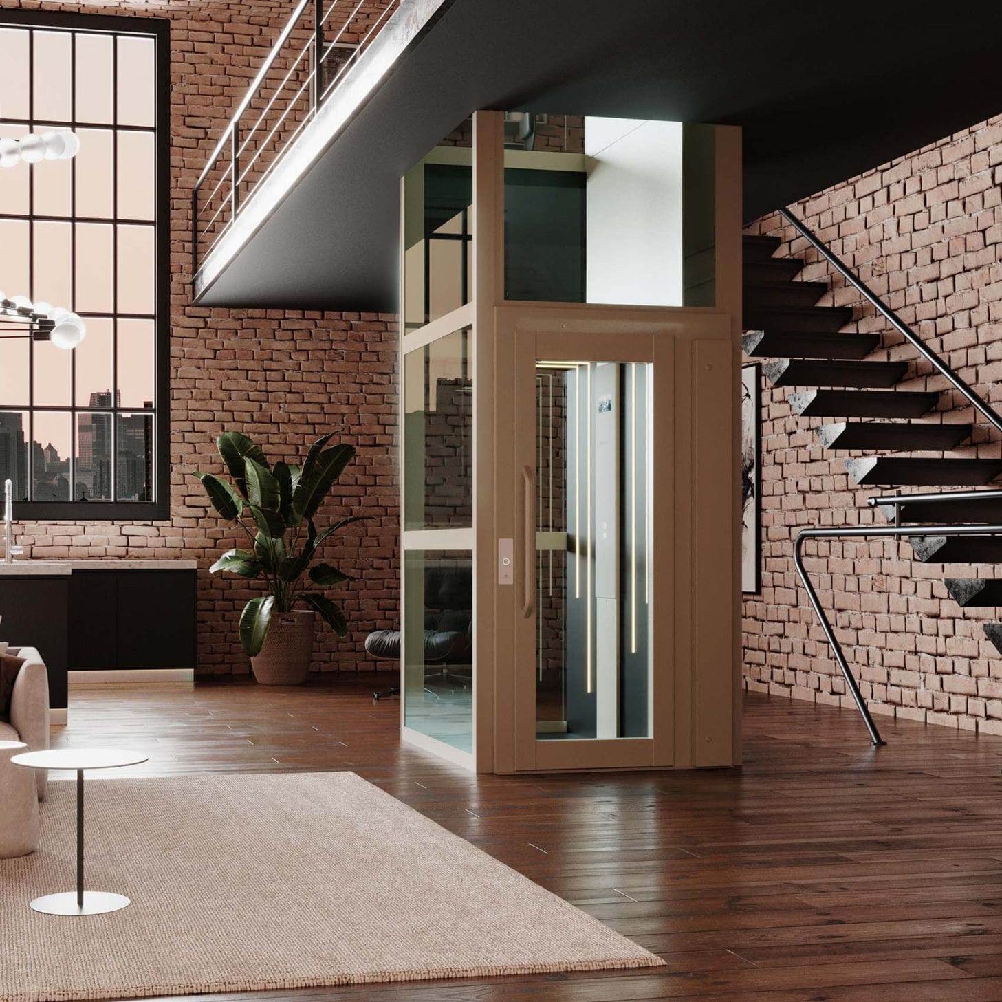 Ascensor eléctrico - IconLift - LIFTING ITALIA - doméstico / panorámico ...