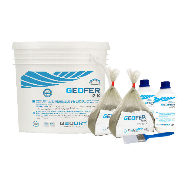 Mortero de protección - GEOFER 2 K - GEODRY - para hormigón / mineral
