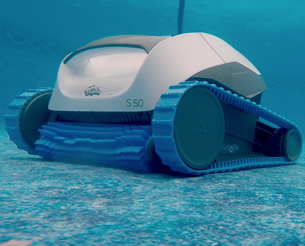 Robot de piscina eléctrico - PERFORMANCE CLASS ABOVE GROUND : DOLPHIN S50 - Maytronics ...