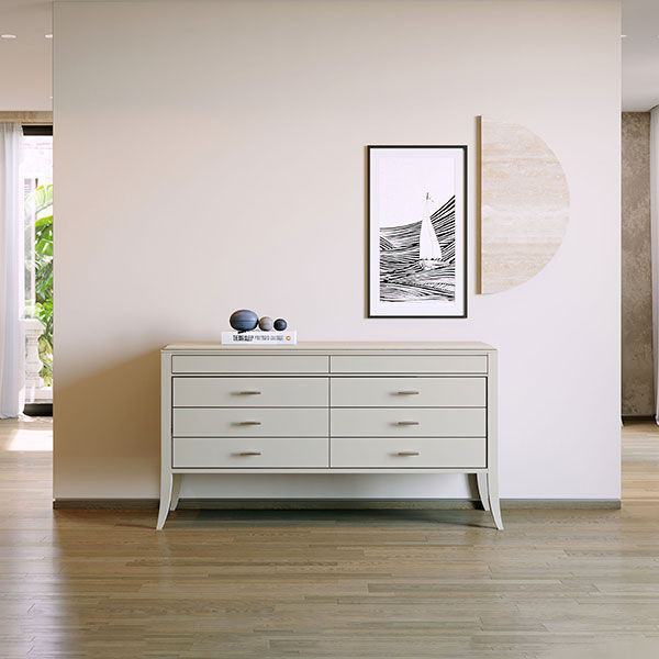 Cómoda con patas altas - RELIEF - ITALIANELEMENTS - clásica / de madera ...