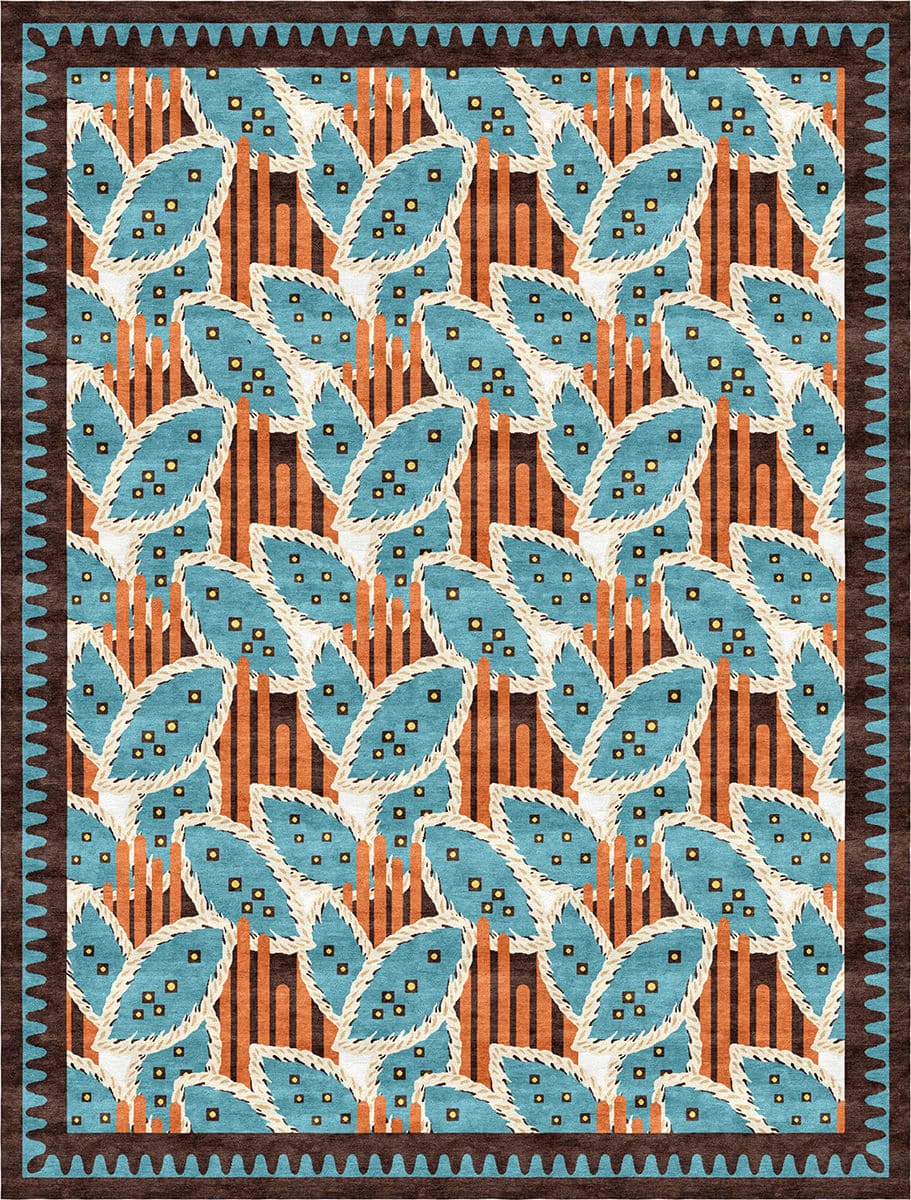 Alfombra contemporánea - Lalibela - Tapis Rouge - con motivos ...