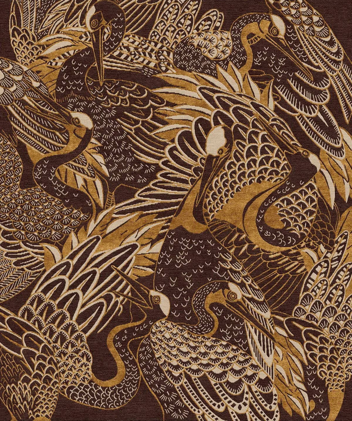 Alfombra contemporánea - Movement - Tapis Rouge - con motivos animales ...