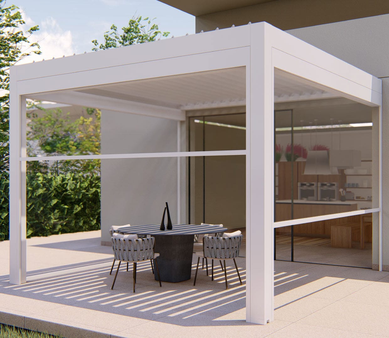 Panel de PVC para veranda - MIRADA - RGM srl - para pantalla solar