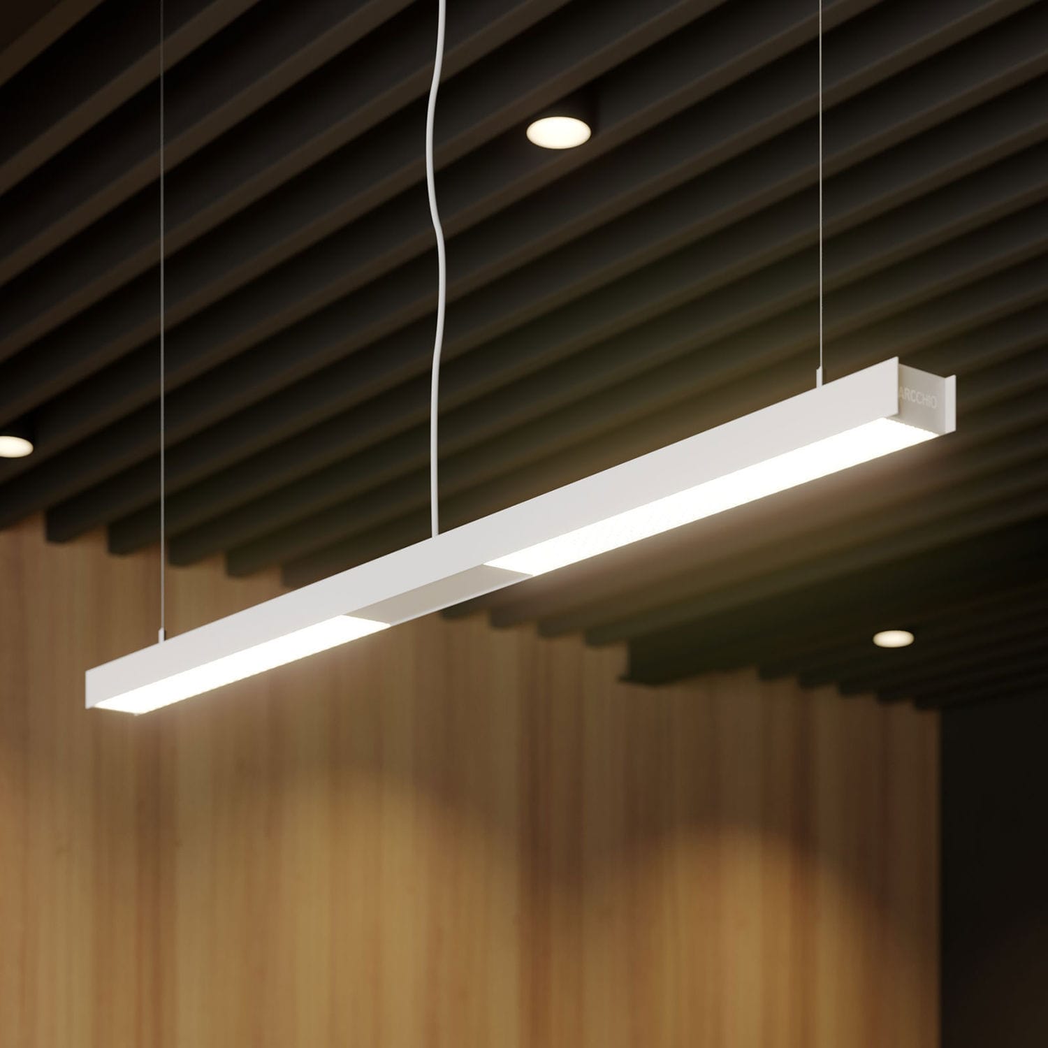 Luminaria suspendida - RONTAN - Arcchio - LED / rectangular / IP20