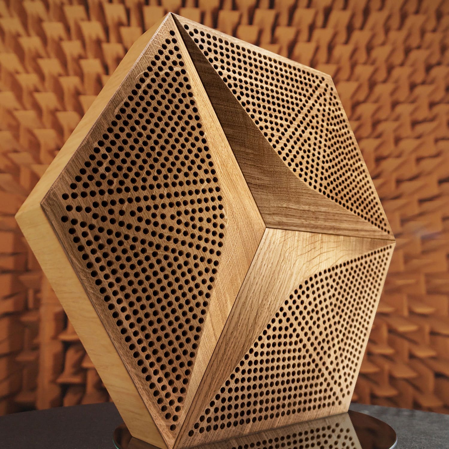 Panel acústico para techo - HEXAGO CM-A - FORM AT WOOD - para muro / de ...