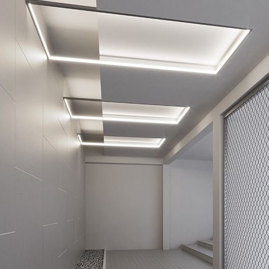 Perfil de iluminación empotrable - LOKOM - Klus Design - de techo / LED ...