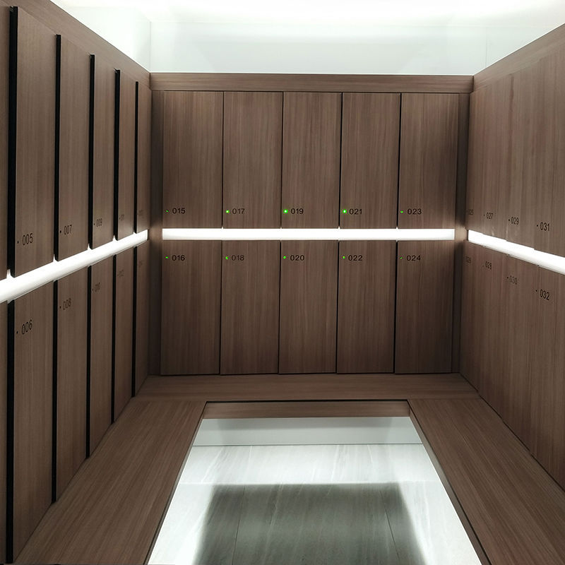 Contenedor con compartimentos de HPL - DEBO F12 Smart Locker - DEBO ...