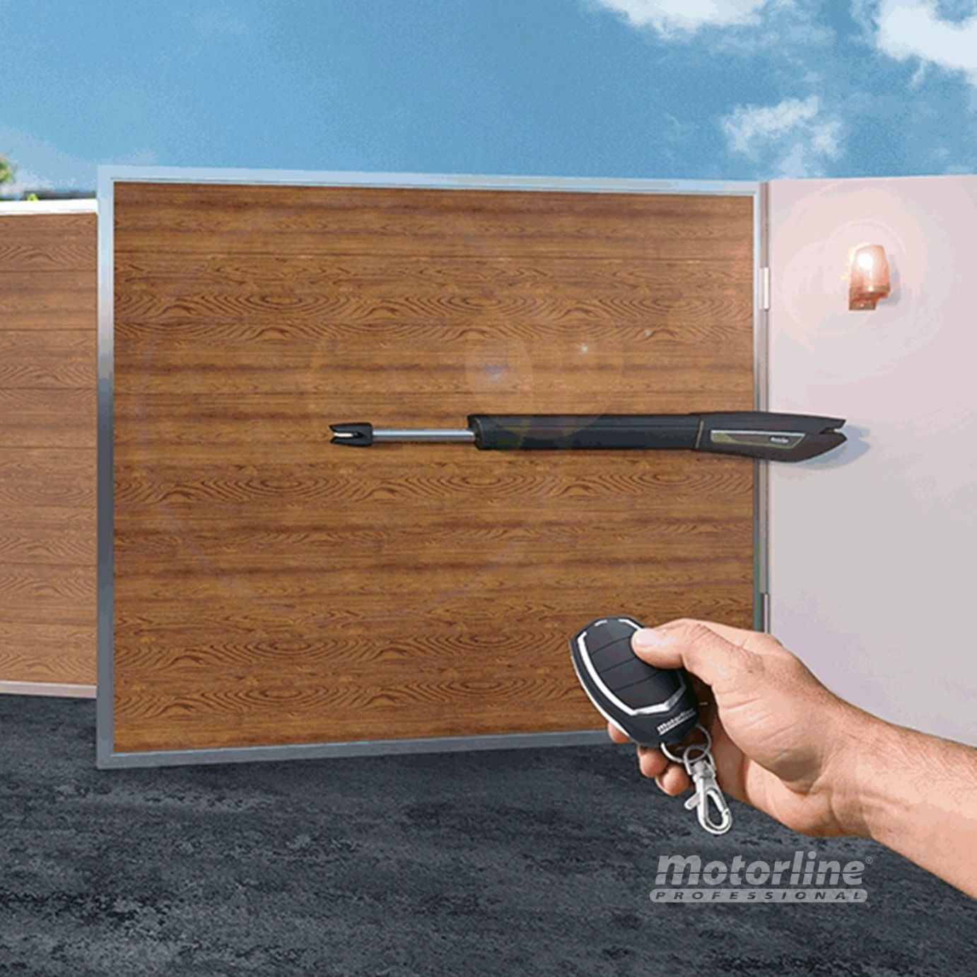 Automatización para portón abatible - JAG - Motorline Professional ...