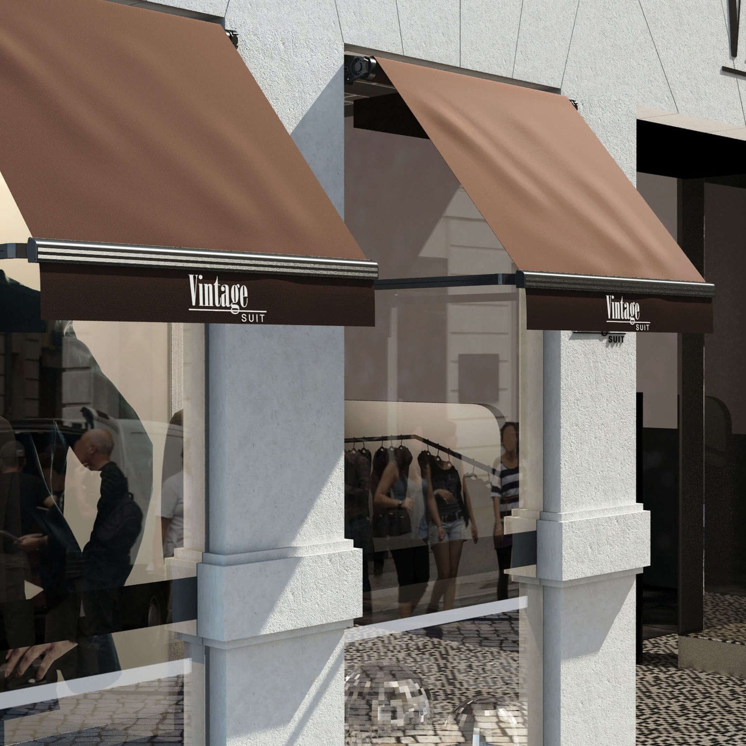 Toldo retráctil - PUNTO RECTO - Motorline Professional - motorizado ...