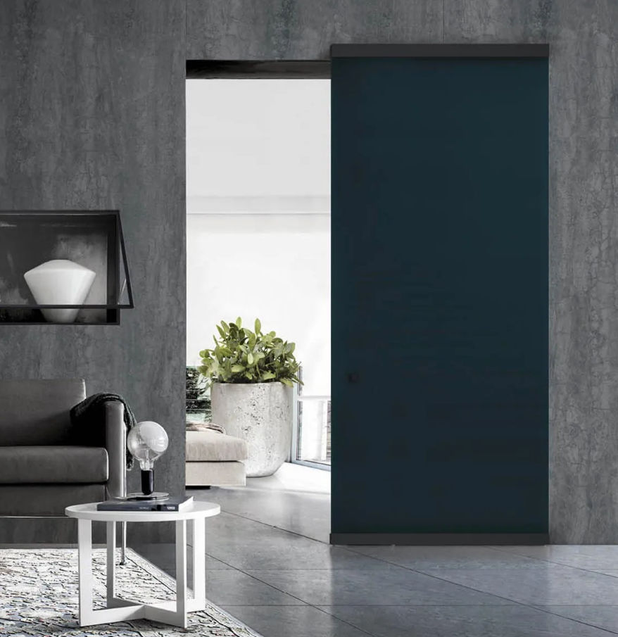 Puerta invisible - TAO - doal - de interior / de vidrio / de aluminio