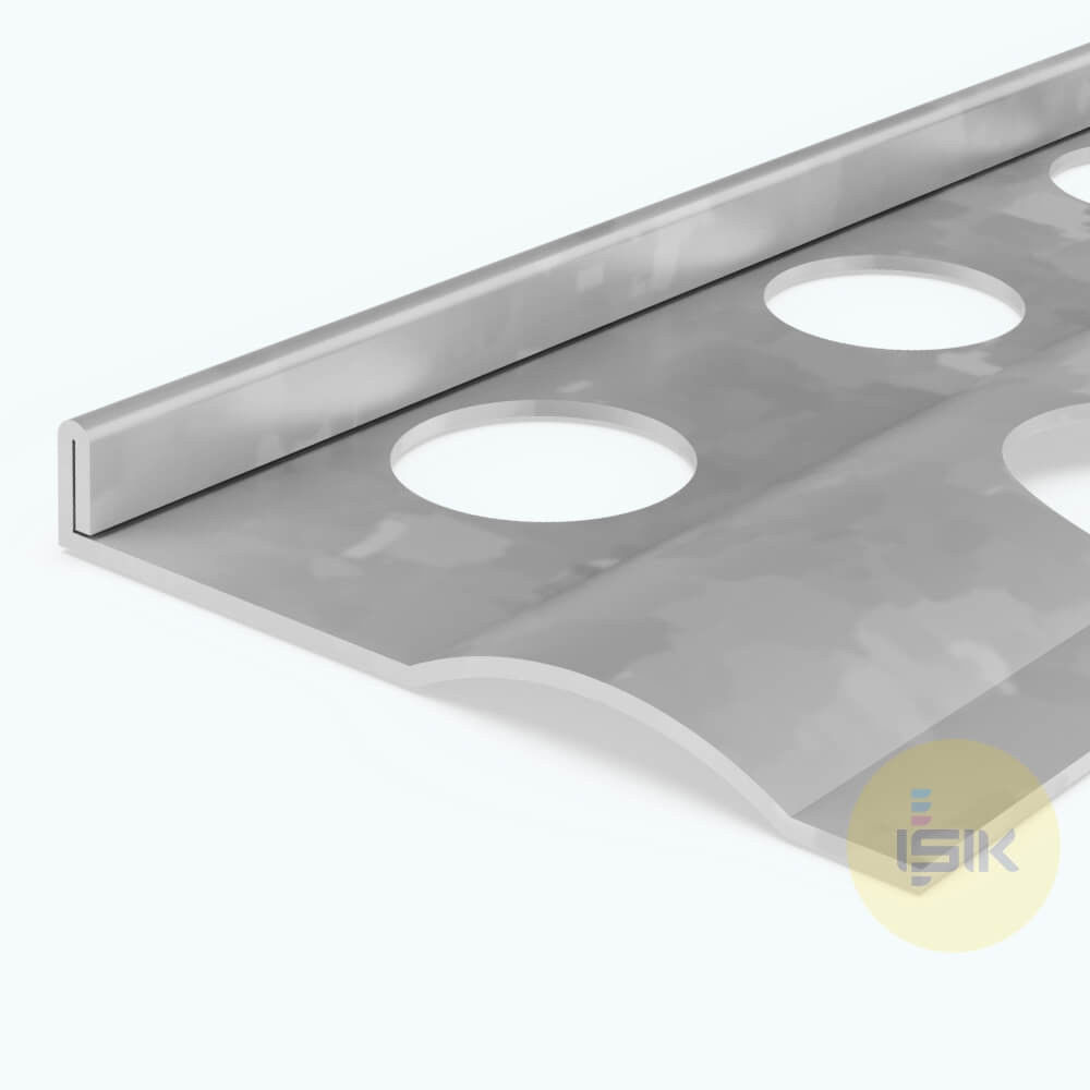 Perfil de acabado de acero galvanizado - G1200 - ISIK PERDE RAYLARI SAN ...