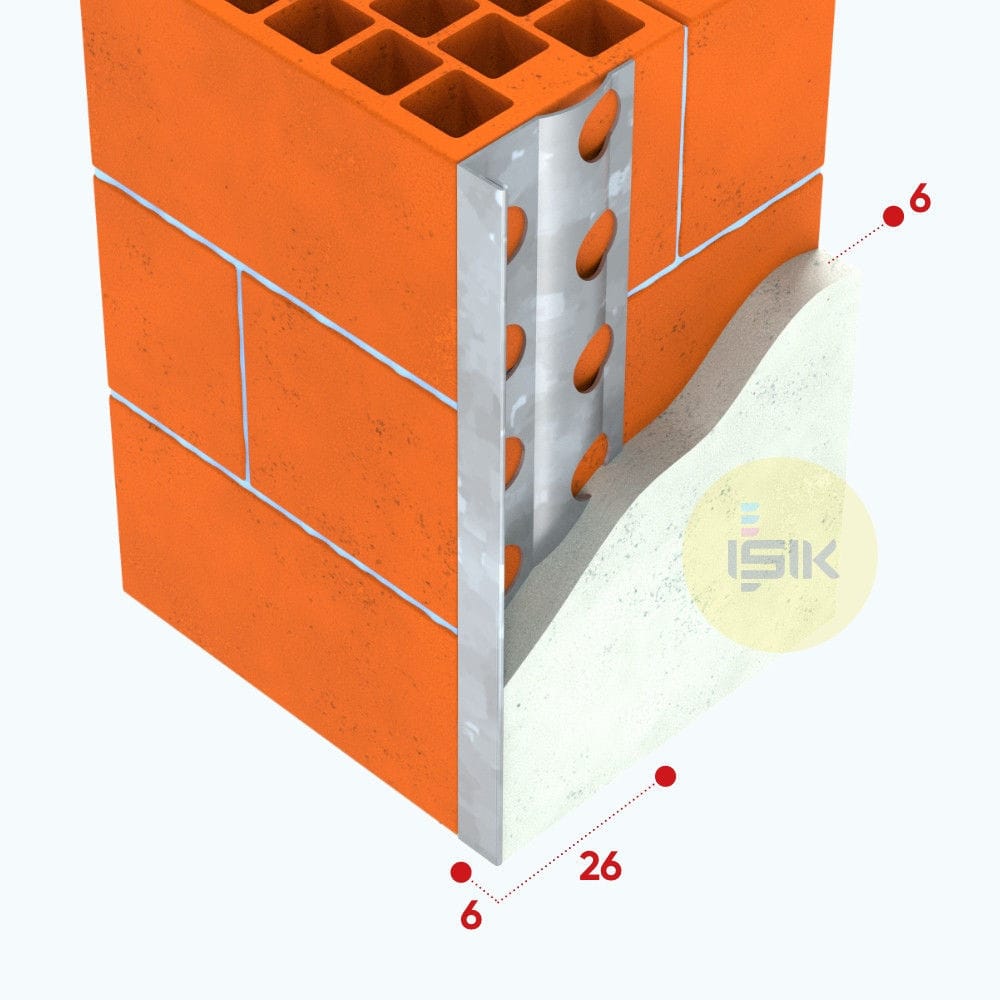 Perfil de acabado de acero galvanizado - G1210 - ISIK PERDE RAYLARI SAN ...