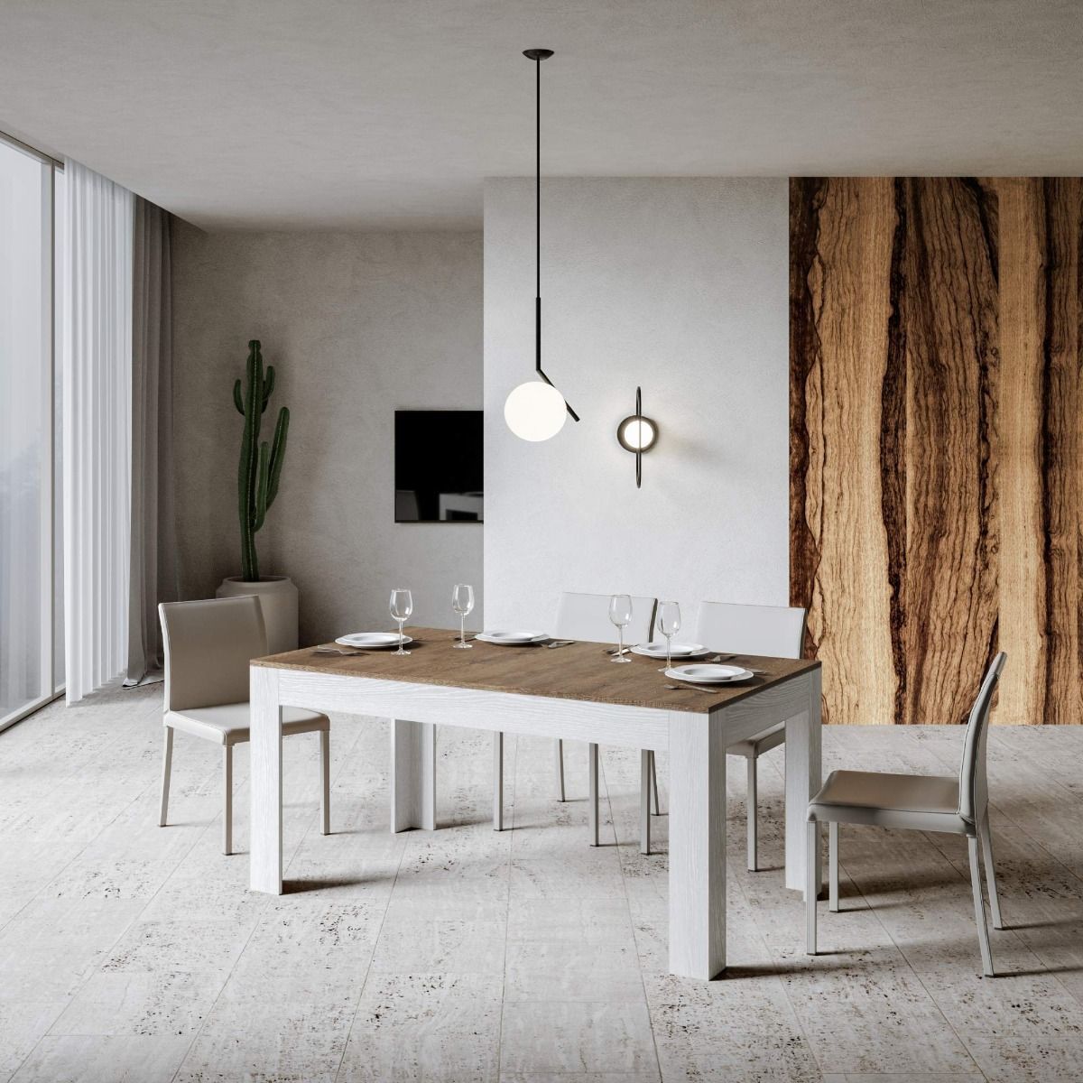 Mesa de comedor contemporánea - Bibi Mix - Itamoby - de nogal / de ...