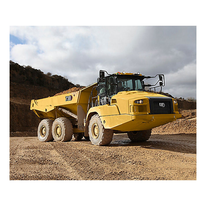 Volquete articulado - 730 - CATERPILLAR - con neumáticos / para obra