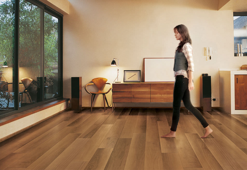 Baldosa aspecto madera - LIFE : NOCE - CERAMICHE CAESAR - de interior ...