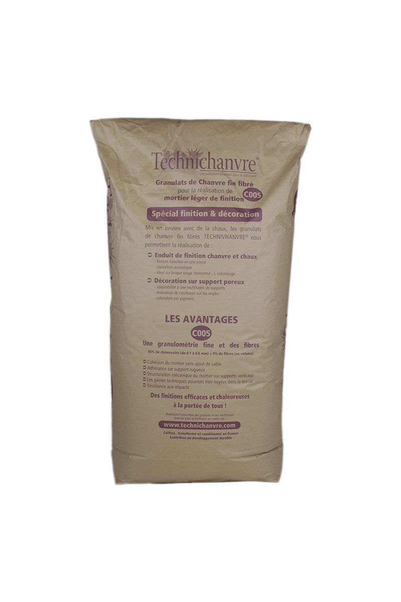 Enlucido aislante - C005 - TECHNICHANVRE - de interior / para paredes ...