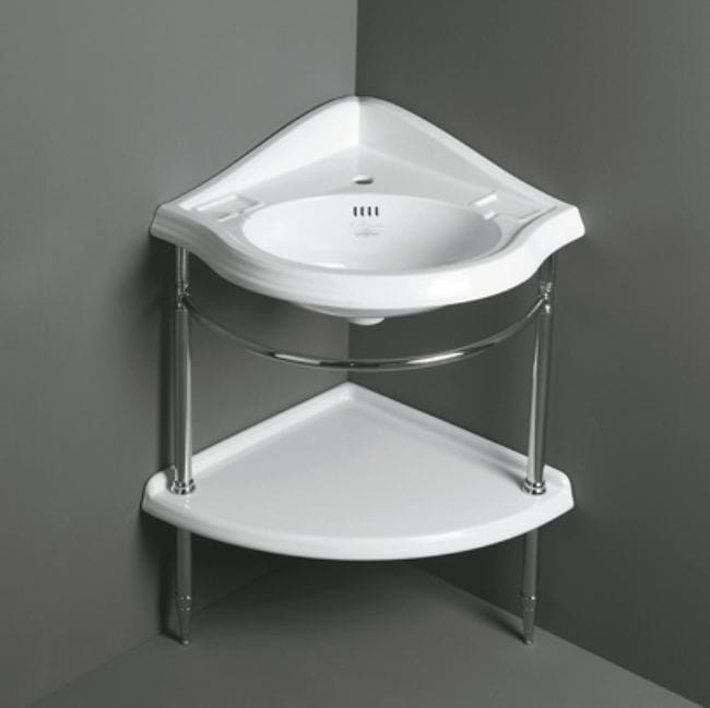 Lavabo suspendido - AR 884 - SIMAS ACQUA SPACE - de esquina / de cerámica / clásico