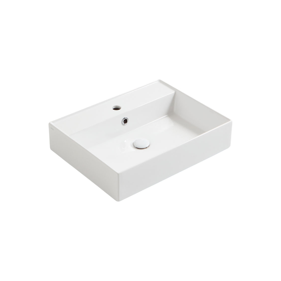 Lavabo suspendido - AG 61 - SIMAS ACQUA SPACE - de cerámica / con grifo mezclador / rectangular