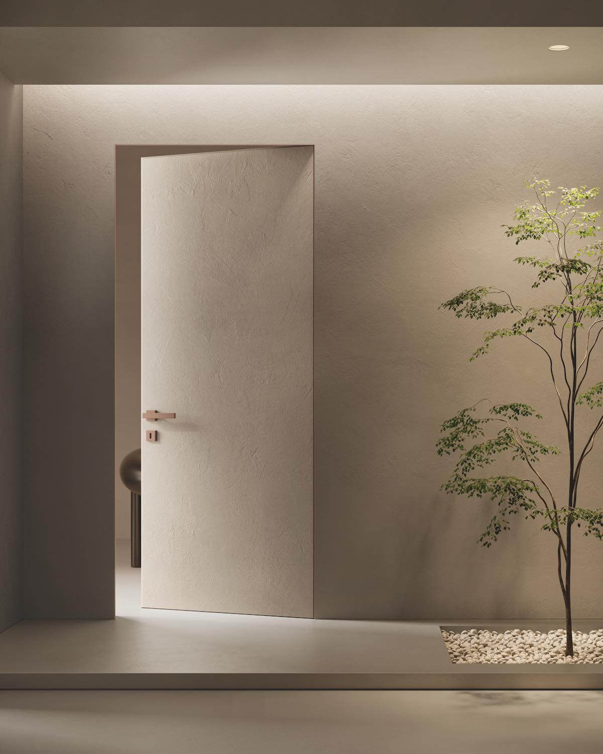 Puerta de interior - Filomuro - GAROFOLI - de madera / abatible ...