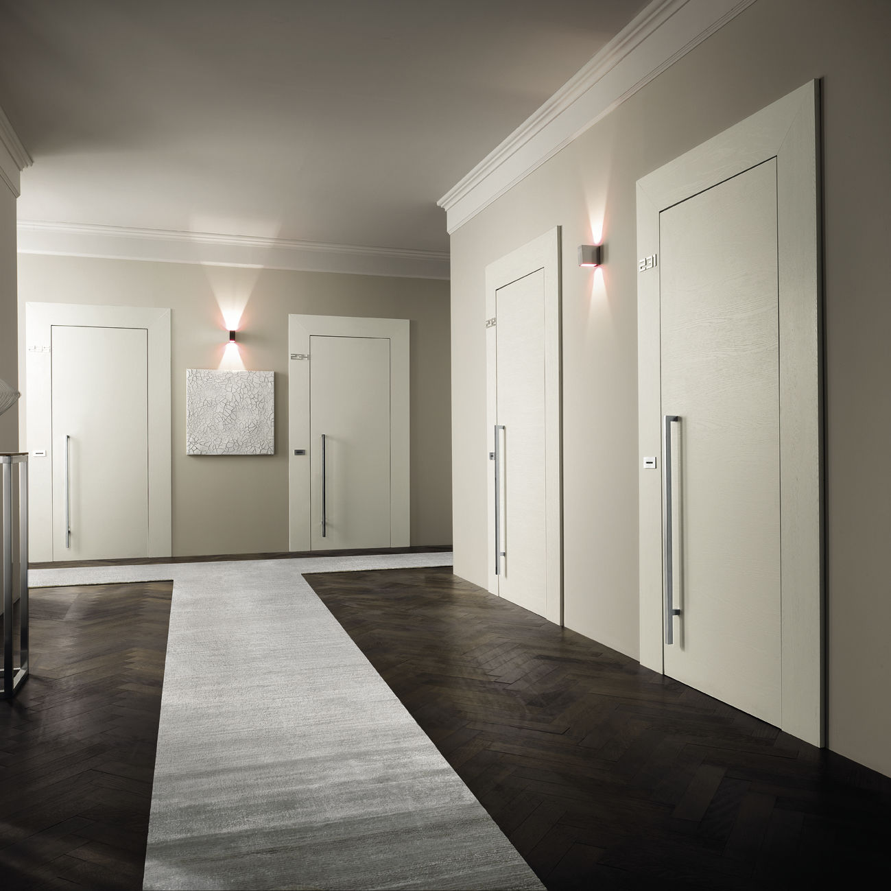 Puerta de interior - FILOMURO REI 45 - GAROFOLI - de madera / abatible ...