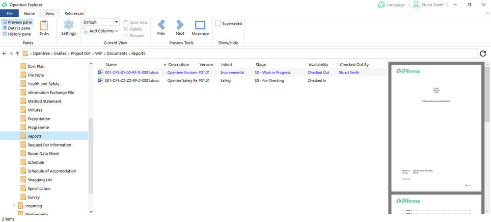 Programa de diseño - OPENTREE - GRAITEC - de gestión / de gestión de datos / de diseño