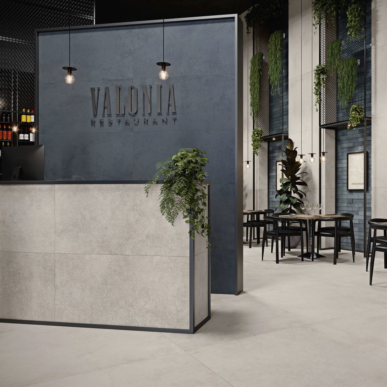 Baldosa de gres porcelánico - VALONIA - GRESPANIA CERAMICA - mate ...