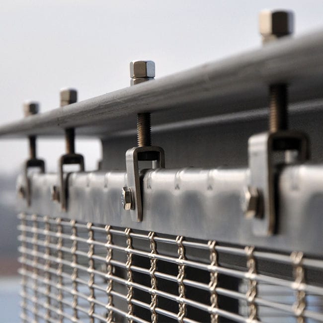 Sistema de fijación acero inoxidable - TOP MOUNTING WIRE MESH - HAVER ...
