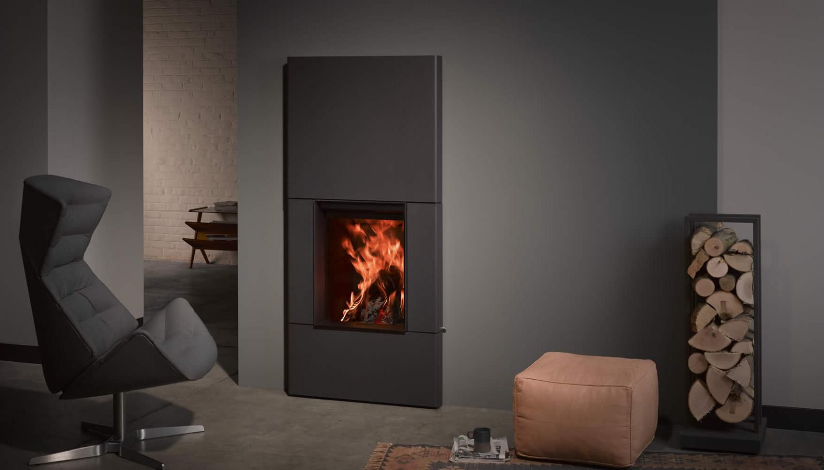 Chimenea insertable de leña - 22-70 - Stûv - Vídeos