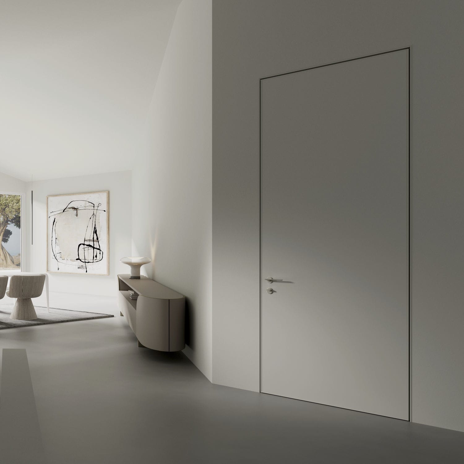 Puerta blindada - LEVOS 3 - SCRIGNO - de entrada / de aluminio / de acero