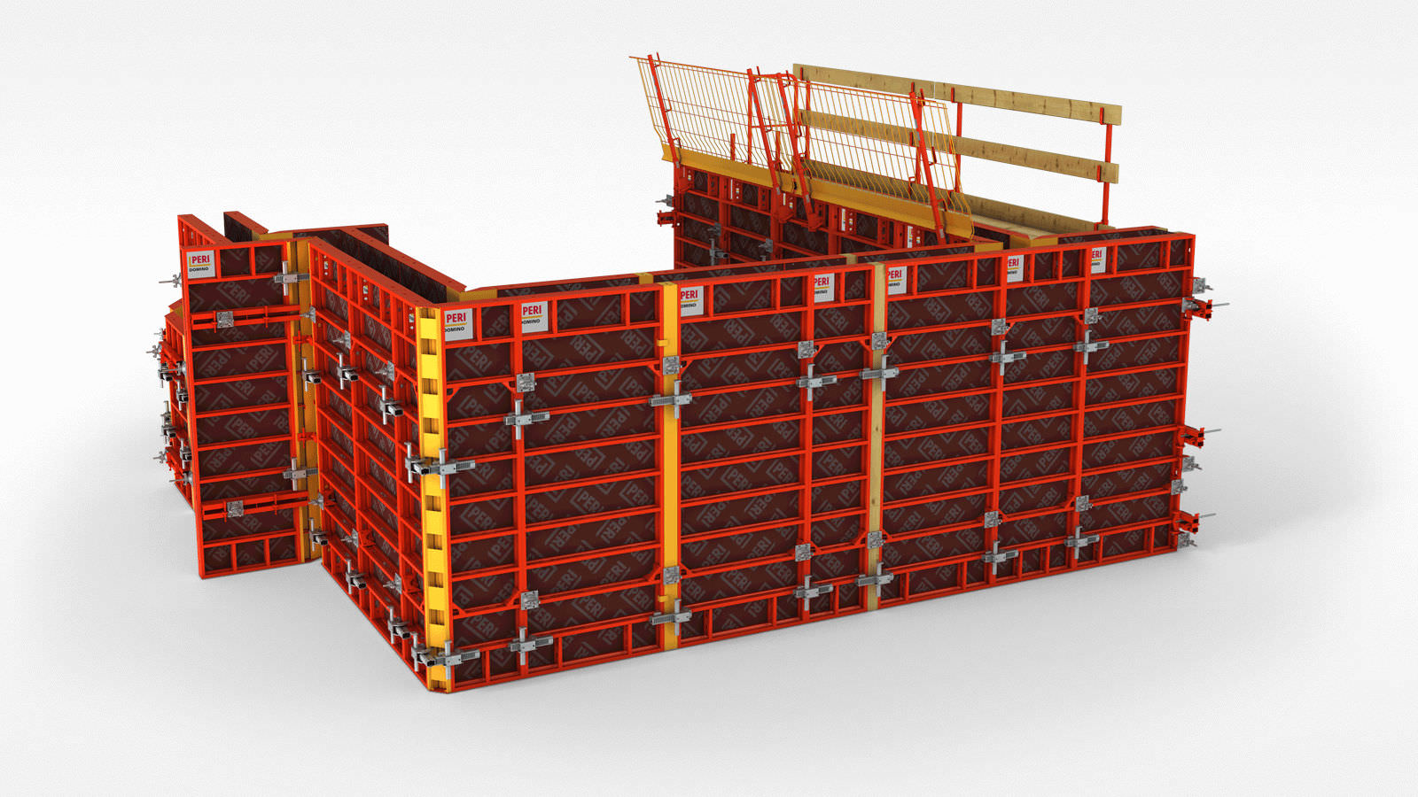Encofrado marco / modular / de metal / para muro - DOMINO - PERI S.A.S.