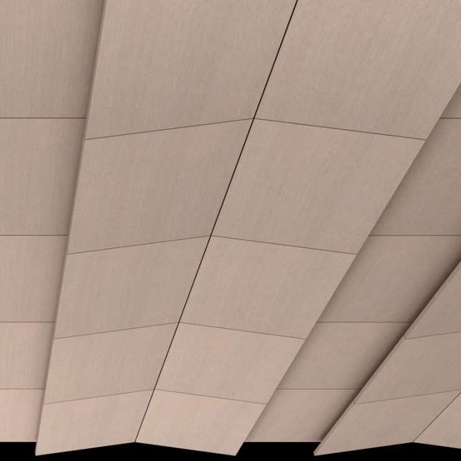 Falso techo de madera - RIFT - OBERFLEX - en losas / para oficina / de ...