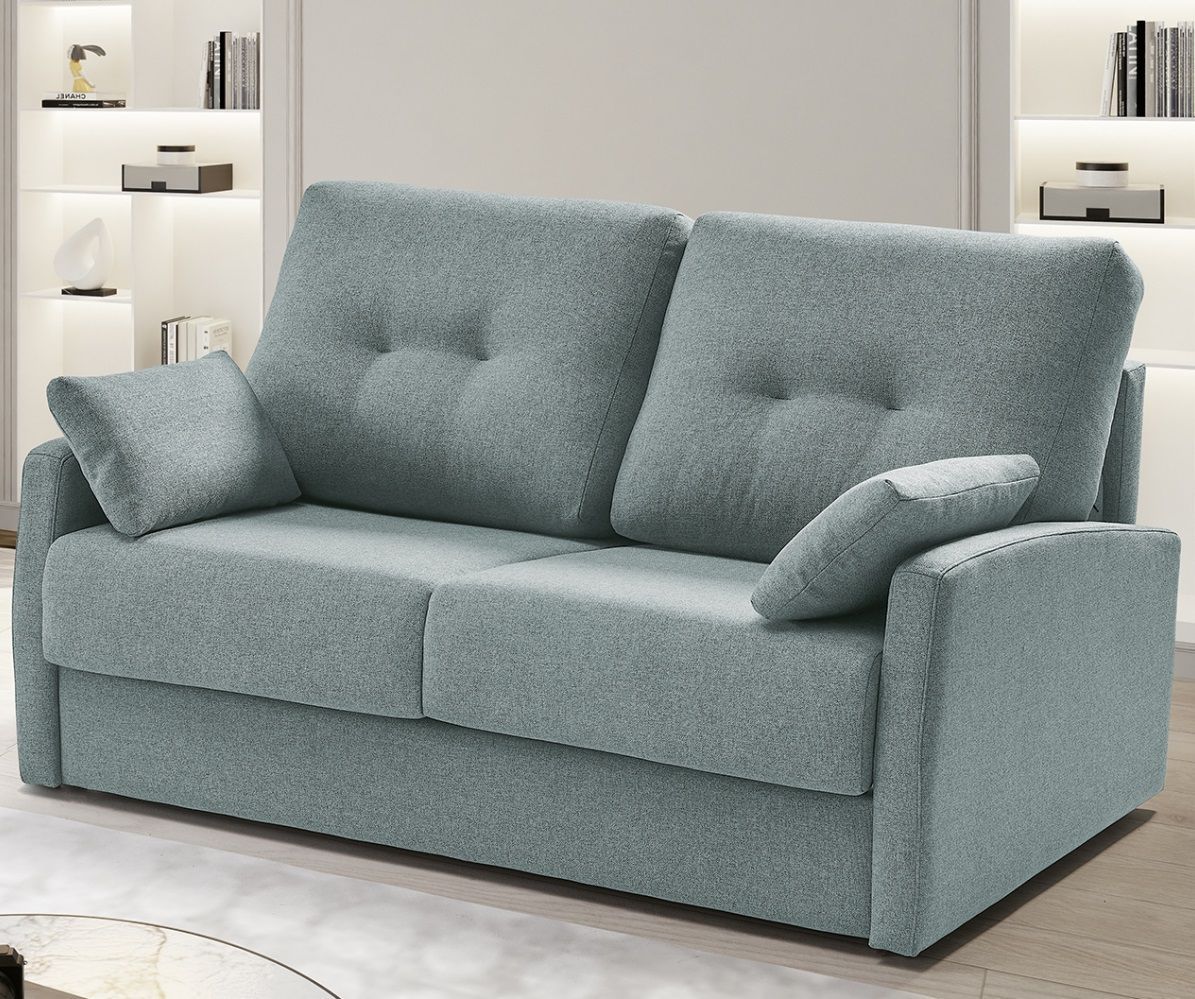 Sofá cama - DANA - Mopal Tapizados S.L. - azul / de tejido / de pino