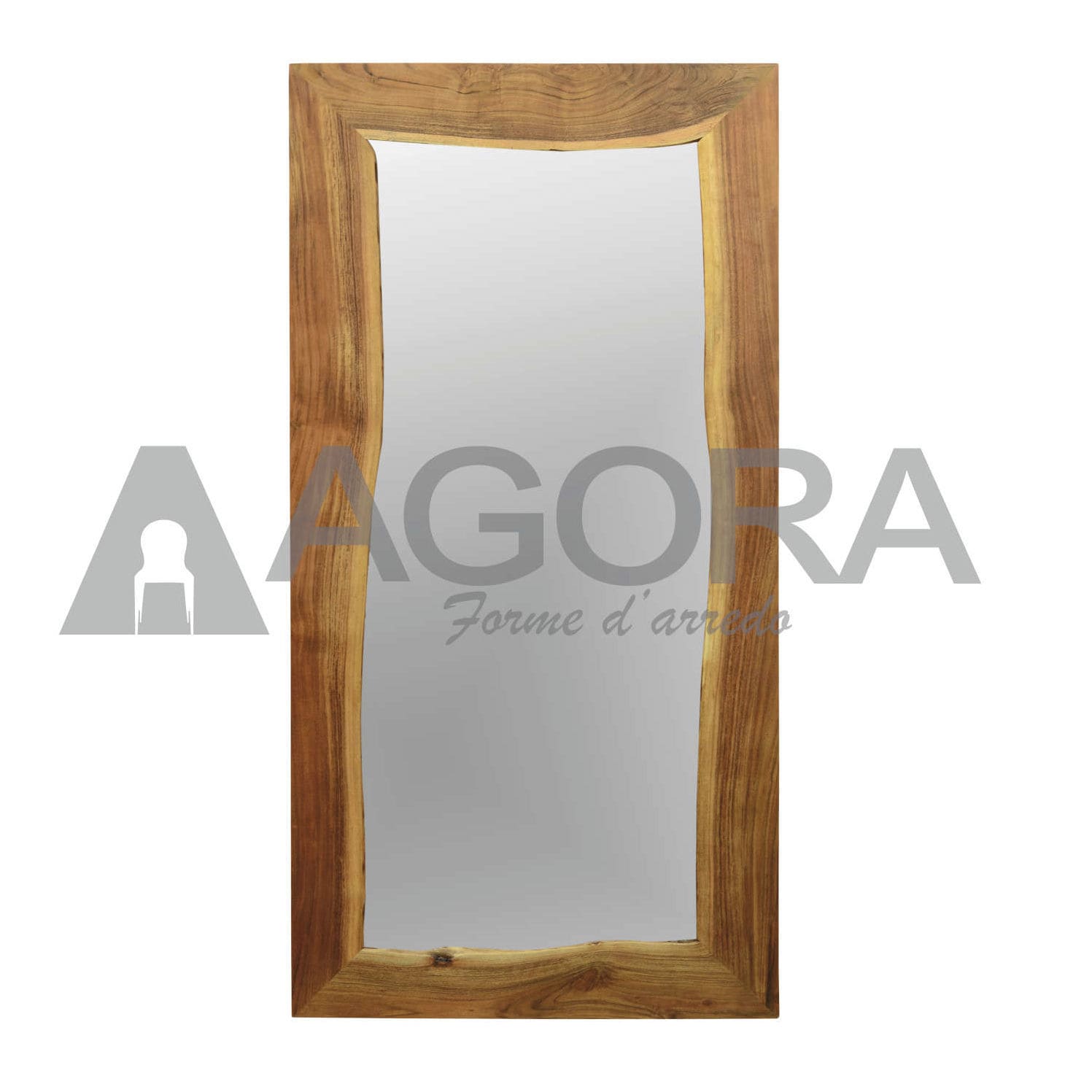 Espejo de pared - NATURAL - AGORA' SRL - clásico / rectangular / de madera maciza