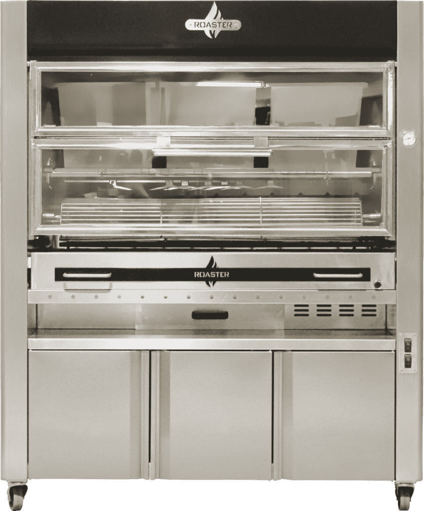 Asador de leña - CFW12 - ROASTER - de carbón / móvil