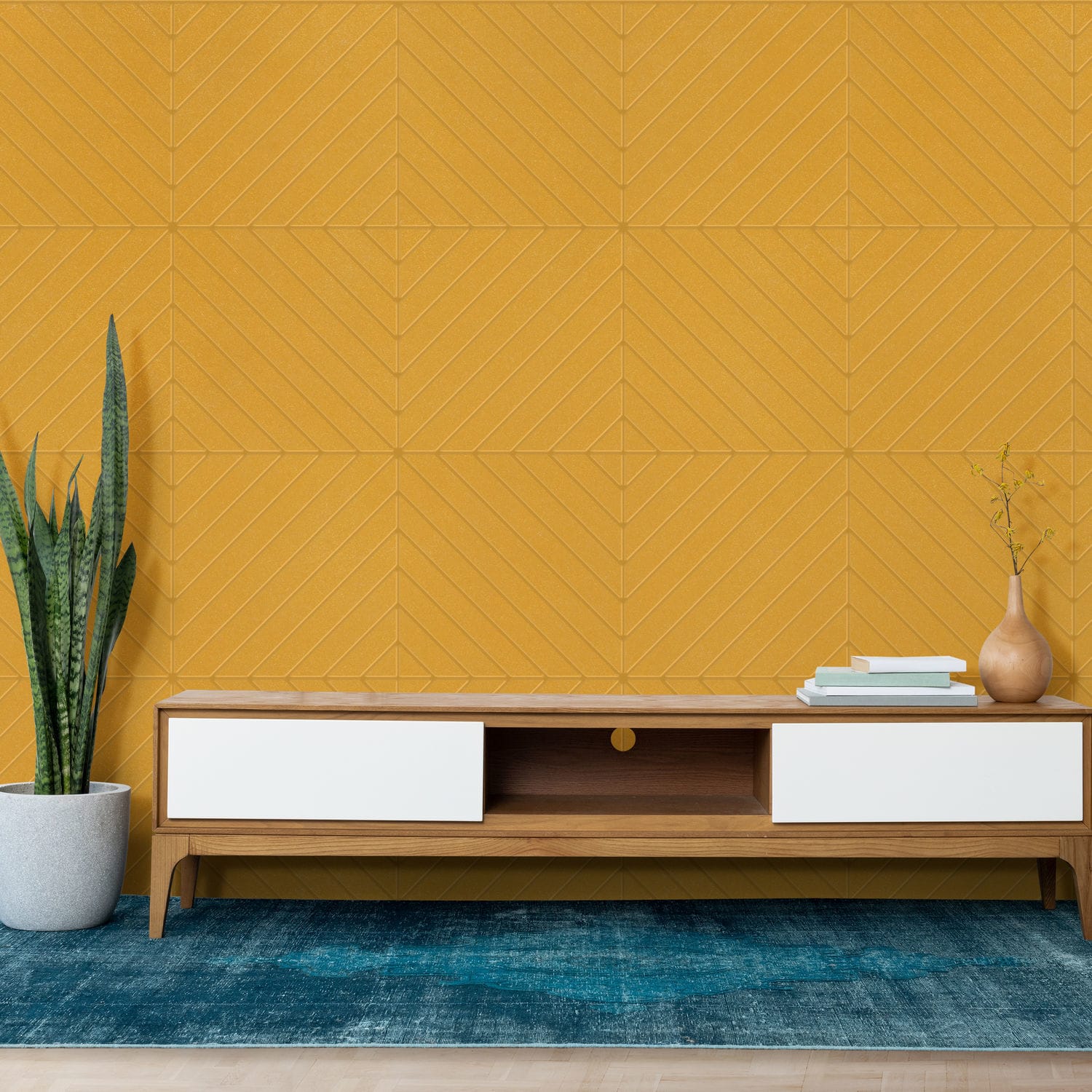 Panel acústico para muro - Diamond ® - Aistec - de PET / rectangular ...