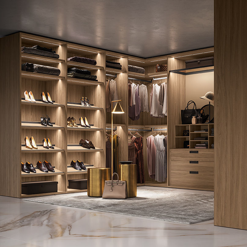 Vestidor esquinero - CABINET - Kico srl - modular / contemporáneo / de ...