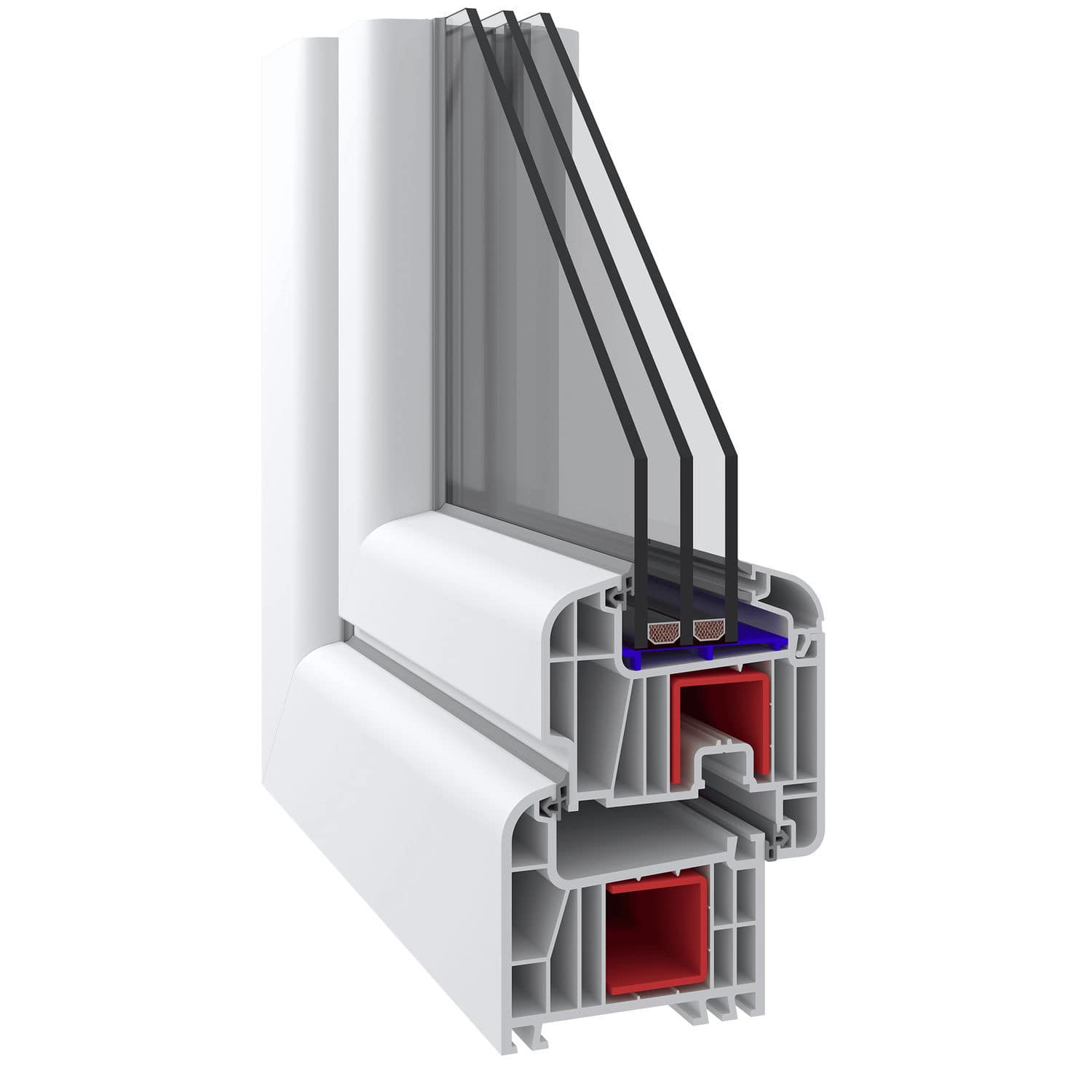 Perfil de ventana de PVC - Pasifik 800-860 Series - Adopen Plastik ...