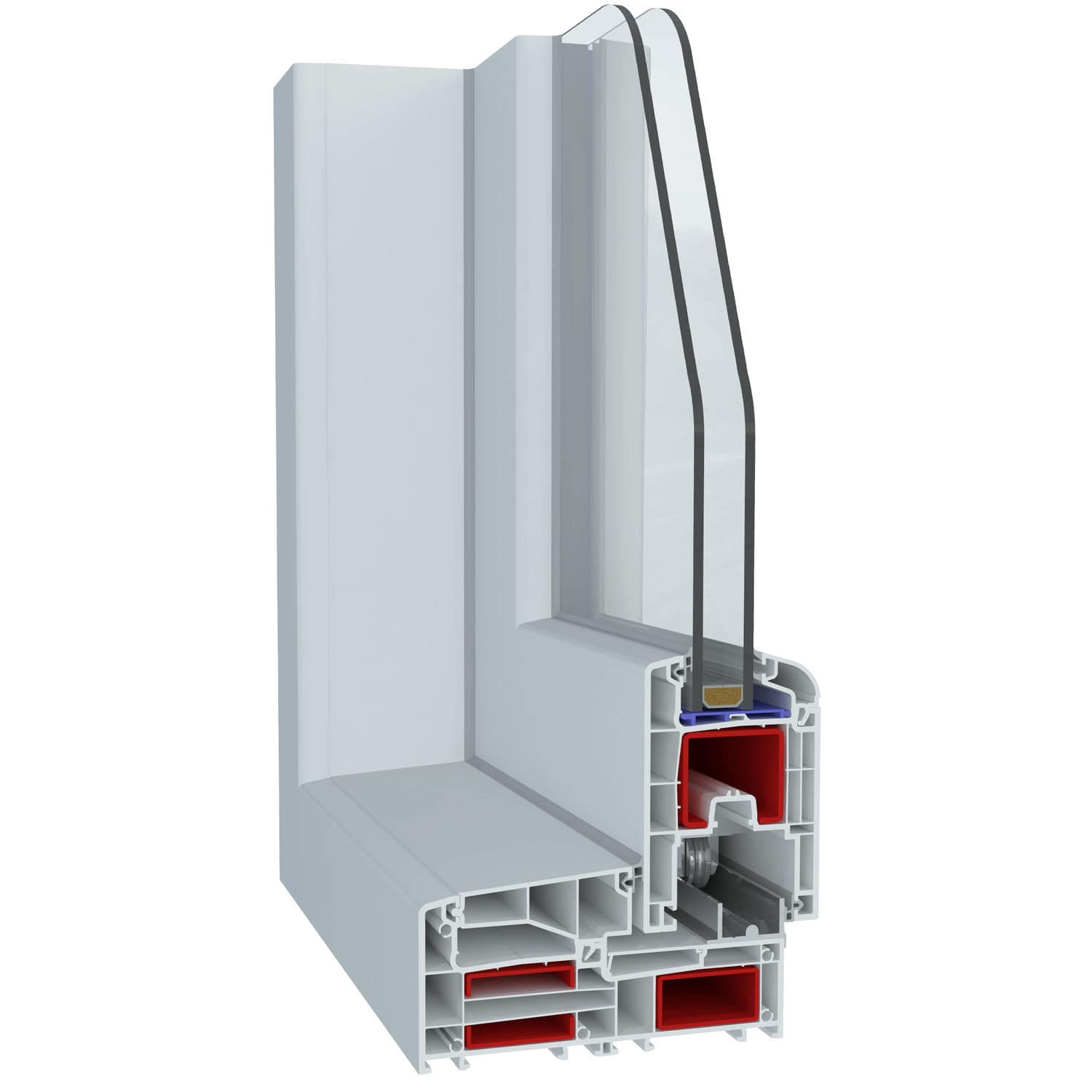 Perfil de ventana de PVC - 770 Thermo Sliding - Adopen Plastik ...