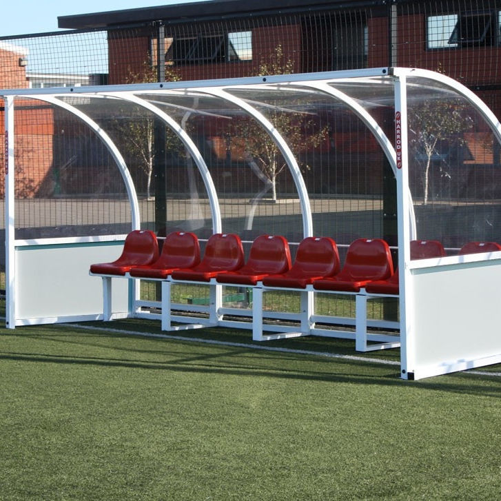 Banquillo cubierto para 10 personas - PREMIER CURVED - Harrod Sport ...