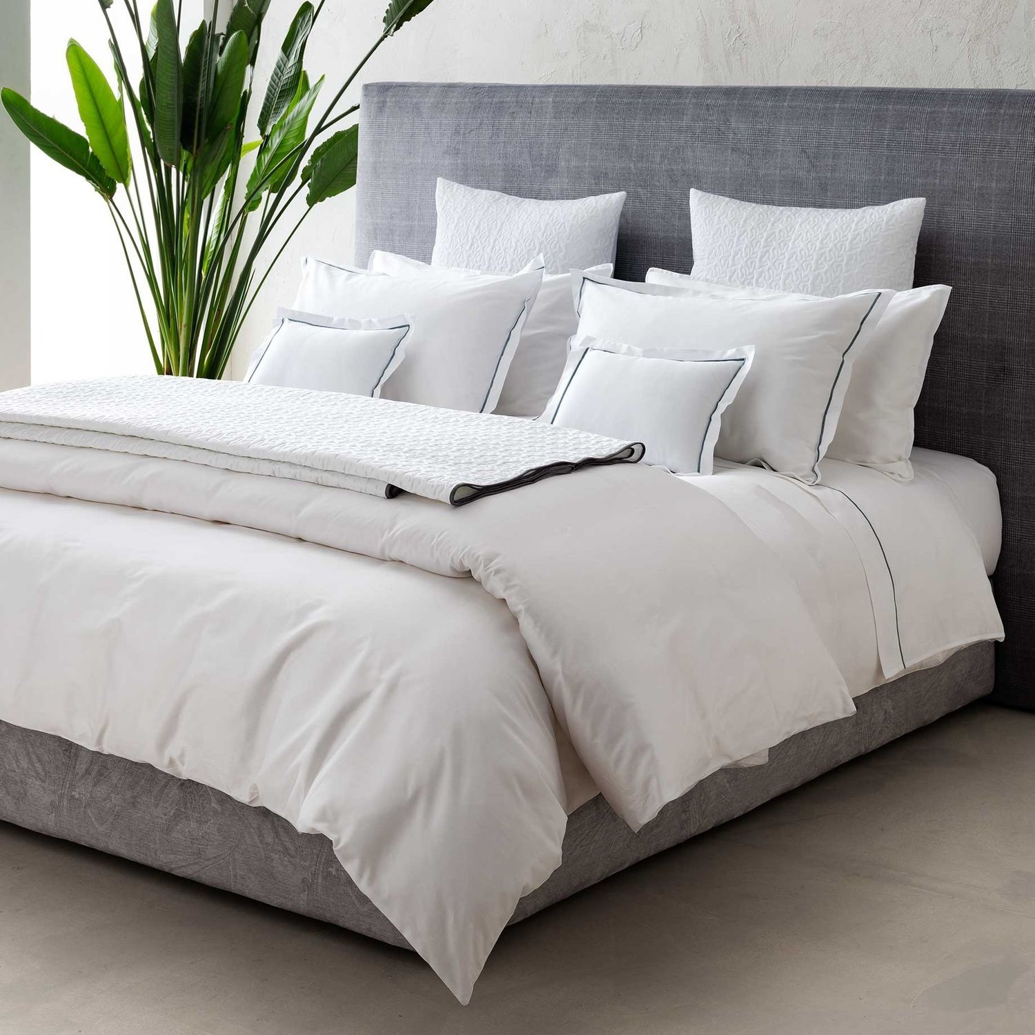 Ropa de cama de algodón - Purity Virhome - ALTRENOTTI - de lino / de satén