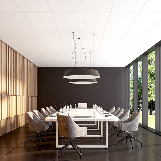 Falso techo de fibra mineral - ADAGIO Acoustic+ - Knauf Ceiling ...