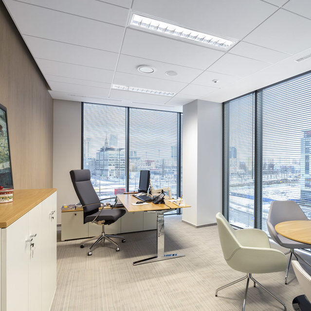 Falso techo de fibra mineral - ADAGIO dB+ - Knauf Ceiling Solutions ...