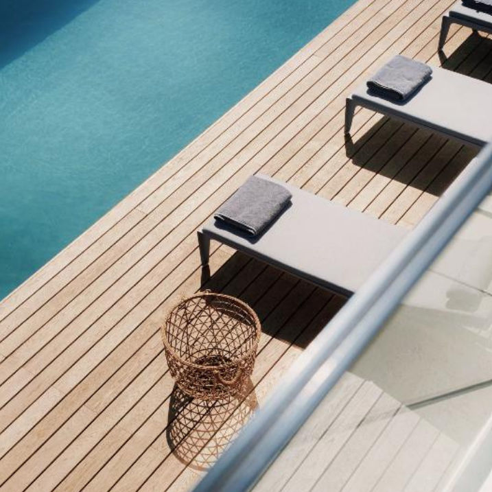 Tarima de exterior de fresno - MISTRAL PANELS - tratada térmicamente