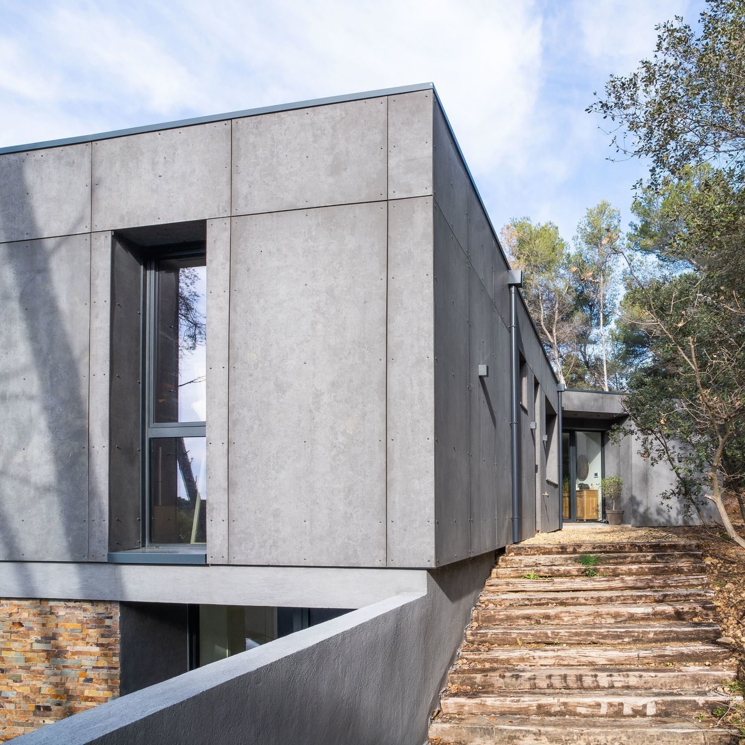 Revestimiento de fachada de paneles - VIROC - MISTRAL PANELS - de ...