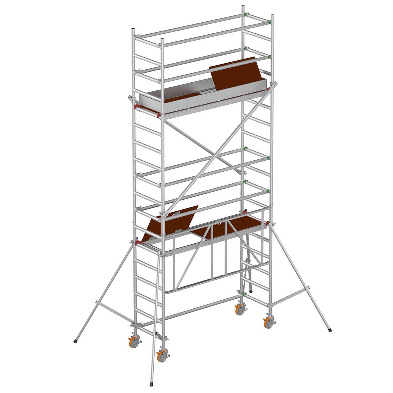 Andamio de aluminio - NOVA - FORTAL - de gran altura / con ruedas