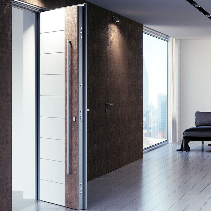 Puerta de entrada - FILOMURO - Albadoors - de acero galvanizado ...