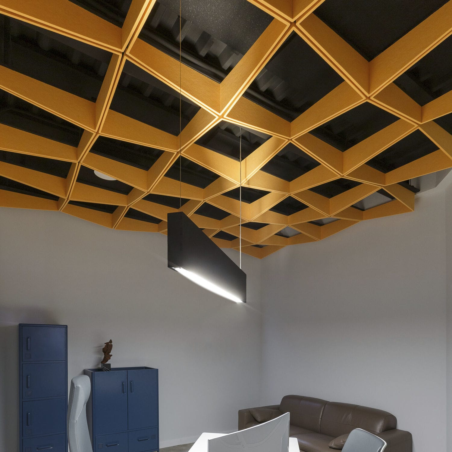 Absorbente acústico de PET - ECOcustom - ECOcero - de techo / de cubo ...