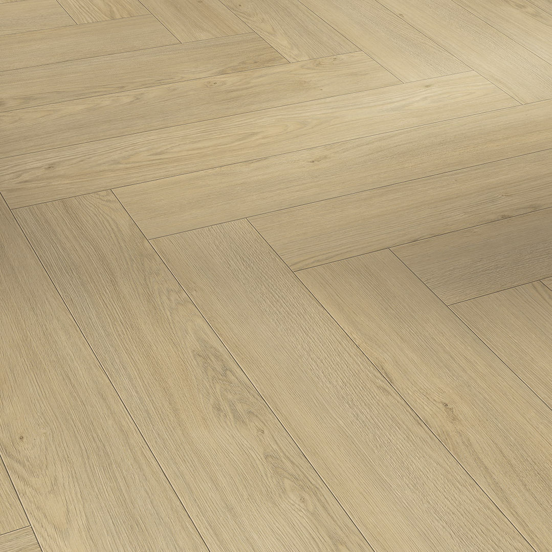 Suelo laminado de HDF - OAK MONT BLANC SANDED - PARADOR - flotante con sistema clic / aspecto ...