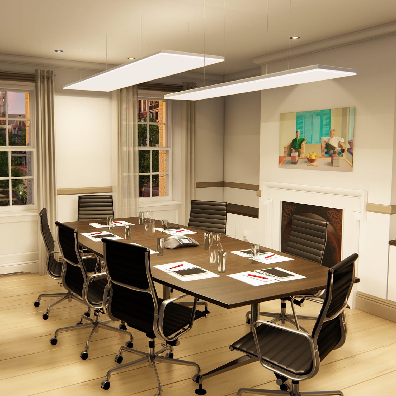 Luminaria suspendida - PLANK - ArchilumO B.V. - LED RGB / lineal ...