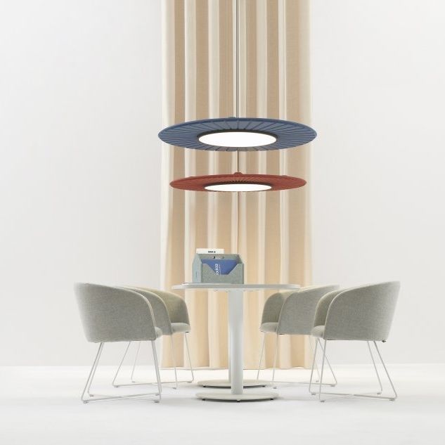 Lámpara acústica - EASY - flexxica - suspendida / de PET / contemporánea